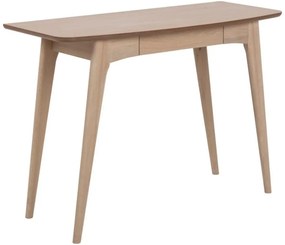 OnaDnes -20% Scandi Přírodní dubový pracovní stůl se zásuvkou Downey 105 cm