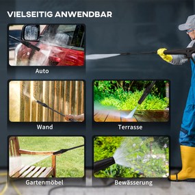 5dílný vysokotlaký čistič s válci 1800W
