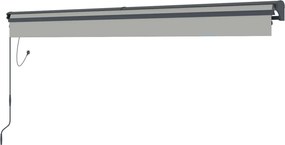 Elektrická markýza BestBerg BBSU-E395LG / 395 x 300 cm / světle šedá