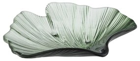 Skleněný dekorační tác 16x17 cm Gingko – Ixia
