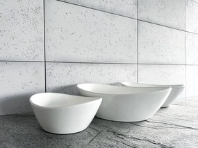 Rea Kate mini, umyvadlo na desku 365x245x130 mm, bílá lesklá, REA-U6803