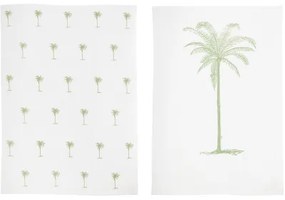 Set bavlněných kuchyňských utěrek Palm Tree - 2 ks Bloomingville