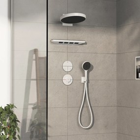 Hansgrohe ShowerSelect Comfort S, termostat pod omítku, bílá matná, HAN-15559700