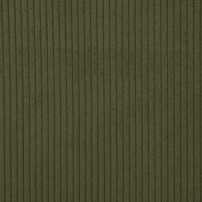 Rohová pohovka blok šestimístná 320 x 320 cm zelená manšestr MUZZA