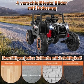 Costway 24 V Dětské elektrické auto s dálkovým ovládáním 2-Seater Elektrické