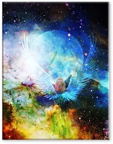 Obraz vesmírný anděl Velikost (šířka x výška): 40x50 cm