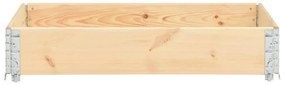 Vyvýšený záhon 50 x 100 cm masivní borové dřevo - Default Title