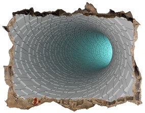 Wallmuralia Díra 3D fototapeta nálepka Tunel 3D 95x64 cm