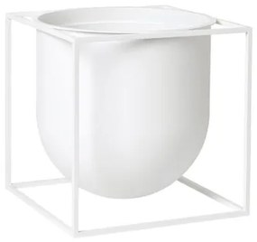 Květináč Kubus Flowerpot White 23 cm Audo Copenhagen