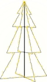Vánoční stromek kužel 240 LED diod dovnitř i ven 118 x 180 cm 328581