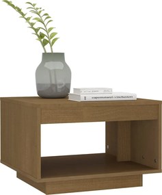 vidaXL Konferenční stolek 50 x 50 x 33,5 cm masivní borovice [808505] Barva: Bílá
