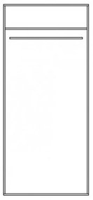 Obývací stěna se skříní FILL | 6 dílů | 127 cm + 370 cm + 114x64 cm | dub sonoma/šedá lesk