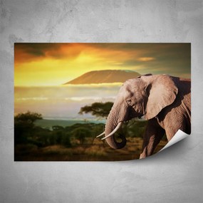 Plakát - Kilimandžáro (60x40 cm) - PopyDesign