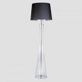 4concepts Luxusní stojací lampa SIENA Barva: Černo-stříbrná