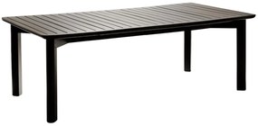 OnaDnes -20% Černý jasanový zahradní stůl Poom Carbo 218 x 116 cm
