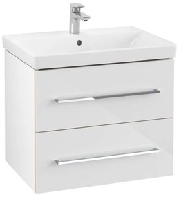 Villeroy & Boch Avento - Umyvadlová skříňka, 63x51x45 cm, 2 zásuvky, Crystal White A89000B4