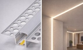 BERGE LED hliníkový profil zapuštěný 2m - sada