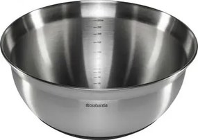 Brabantia Mísa nerez ocel/silikon stříbrno-černá 3 L / průměr 26 cm /