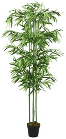 Umělý bambus 384 listů 120 cm zelený - Default Title