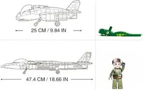 Sluban Model Bricks M38-B0931 Stíhací letoun Chengdu J-20 / LEGO - kom