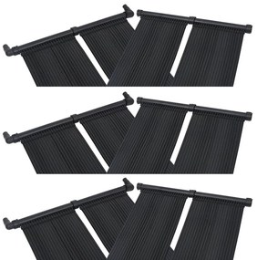 Solární ohřívač bazénu panel 6 ks 80 x 310 cm 3079663