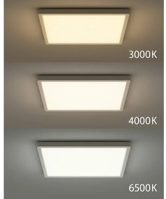 LED Stropní svítidlo LED/40W/230V 3000/4000/6500K 50x50 cm bílá