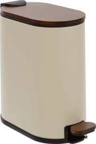 Koupelnový koš ARGILEO, 5 L, bambusový - béžový