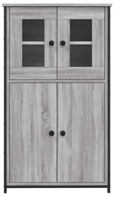 Skříň highboard šedá sonoma 62 x 32 x 106,5 cm kompozitní dřevo