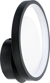 Toolight Toolight, LED nástěnné svítidlo 21 cm, 8W, 500lm, APP1915-W, černá, OSW-66061