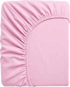 Benlemi Jednolůžkové prostěradlo JERSEY z bavlny Zvolte barvu: Růžová, Zvolte rozměr: 120 x 200 cm