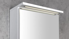Aqualine Aqualine, KAWA STRIP Galerka s LED osvětlením 60x70x22cm, bílá, WGL60S