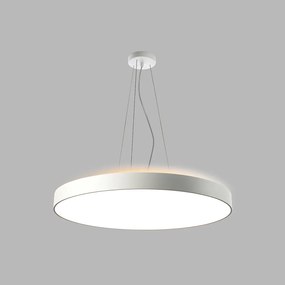 Svěšené designové svítidlo ve tvaru kruhu Ringo II Up&Down Barva: Bílá, Průměr: 800 mm, Stmívání: Stmívatelné Casambi Tunble White