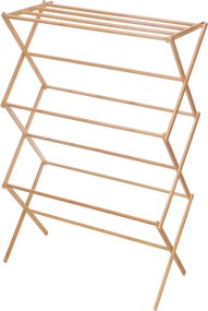 Dřevěný sušák na prádlo ZENWOOD, 76 x 36 x 111 cm