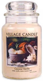 Village Candle Vonná svíčka Kokos a Vanilka - Coconut Vanilla, 602 g
