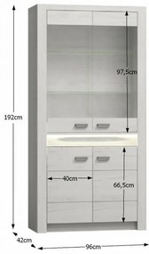 Kondela Vitrína, jasan bílý, INFINITY I-03