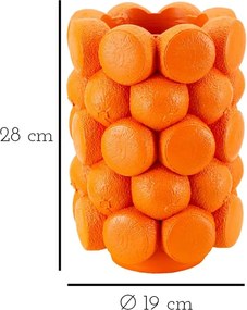 Váza Orange 28 cm oranžová