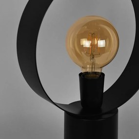 Černá kovová stolní lampa LABEL51 Matt