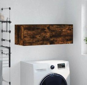 vidaXL Nástěnná skříňka 100 x 36,5 x 35 cm kompozitní dřevo [830153] Barva: kouřový dub
