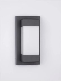 NV 9060203 Venkovní nástěnné svítidlo LETO černý hliník akrylový difuzor LED 18W 3000K 220-240V 120st. IP65 - NOVA LUCE