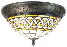 Stropní lampa Tiffany ART DECO Clayre &amp; Eef 5LL-6266