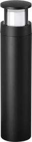 NV 9277151 Venkovní sloupkové svítidlo AGOSTO černý hliník a akrylový difuzor LED 6W 3000K 100-240V 120st. IP54 - NOVA LUCE