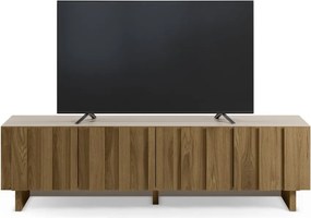 Krémový/v přírodní barvě TV stolek z borovicového dřeva 180x50x43 cm Marlo – Marckeric