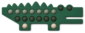 Liewood Silikonová hračka Cal Pop Croco Faune green multi