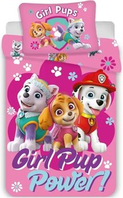 Povlečení do dětské postýlky Tlapková patrola - Paw Patrol - motiv Girl Pup Power! - 100% bavlna - 40 x 60 cm + 100 x 135 cm