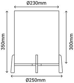 Ratanová stolní lampa SULION Wala, výška 35 cm