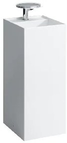 Laufen Kartell - Volně stojící umyvadlo 375x435x900 mm, s 1 otvorem pro baterii, bílá H8113310001111