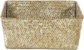 Pletený košík Compactor 30 x 20 x 13 cm, světle hnědá