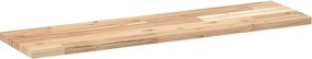 Plovoucí police 2 ks 80 x 20 x 2 cm neošetřené akáciové dřevo 3279344