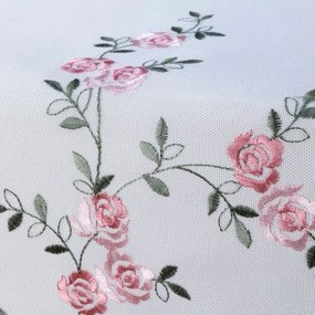 Běhoun s výšivkou MINI RŮŽIČKY 40 x 110 cm