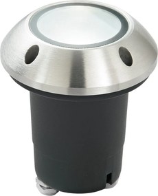 FAN I-HUMMER-UP Pojízdné svítidlo Faro Carrabile Hummer Inox, stříbrné, 1 x GU10, 10,5 x 10,5 x 14,4 cm, IP67 - FANEUROPE